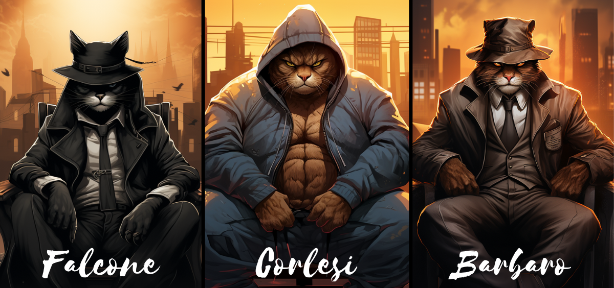 GANGSTER CAT ART | 3 FAMILIES | PREMIUM POSTER & CANVAS – Gangster Cat